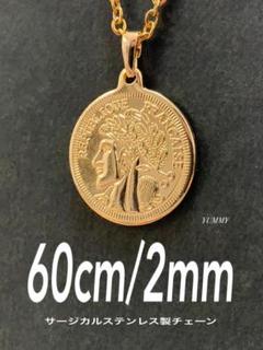 【2025年最新】【ビッグ コインネックレス ゴールド 2mm 60cm】ステンレス a42の人気アイテム - メルカリ