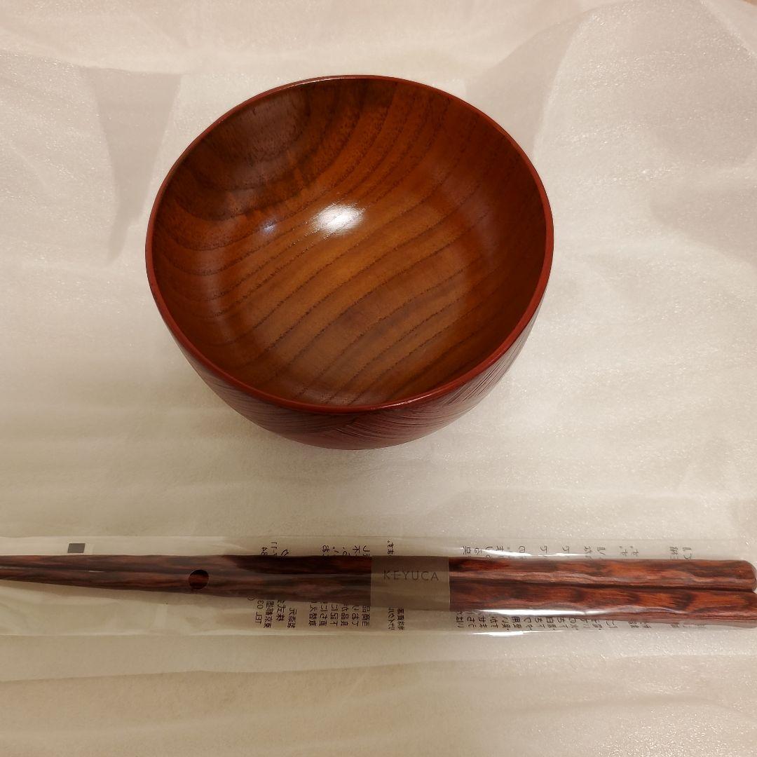 KEYUKA 木製 汁椀、箸 - メルカリ