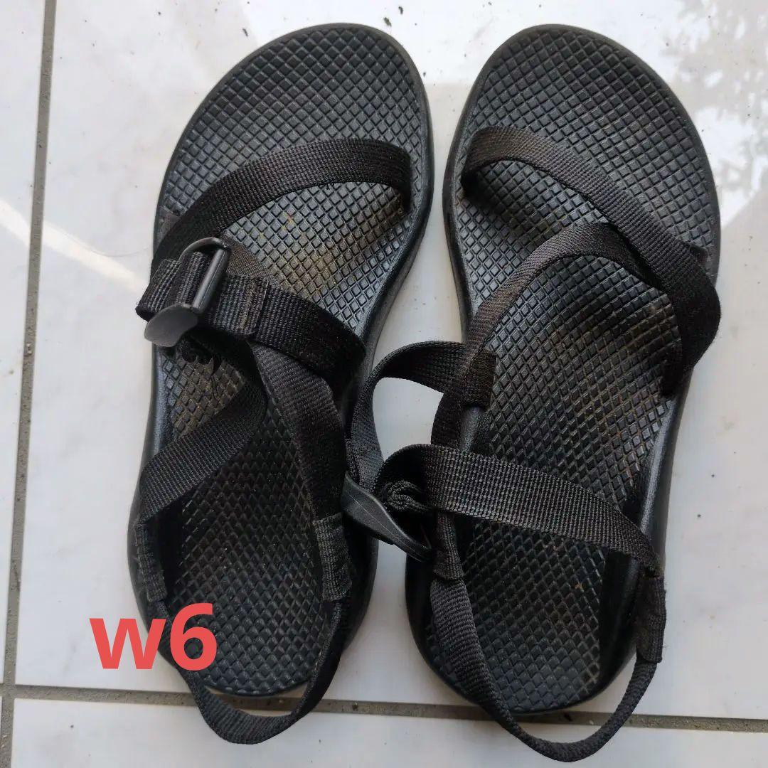 Chaco アウトドアサンダル ブラック w6 - メルカリ