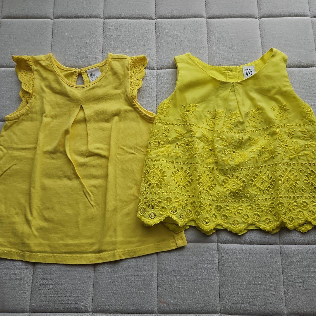 GAP H&M ノースリーブ 2点セット 80 by メルカリ