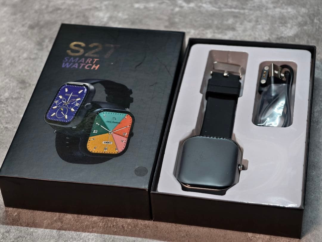 S27 スマートウォッチ 本体 - メルカリ