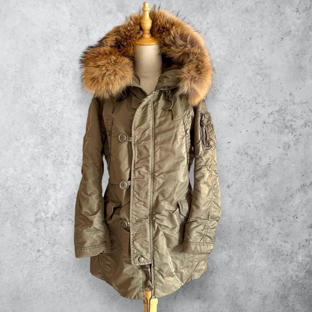 y2k フェアリーグランジ GOA ファー モッズコートN-3B M - メルカリ