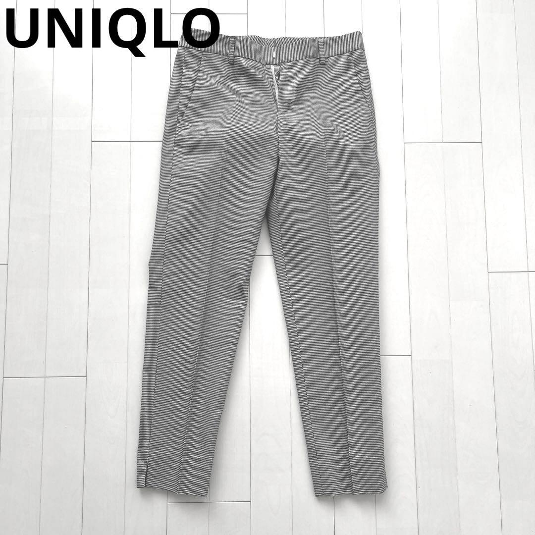 UNIQLO ユニクロ ストレッチアンクルパンツ ウエスト58cm - メルカリ