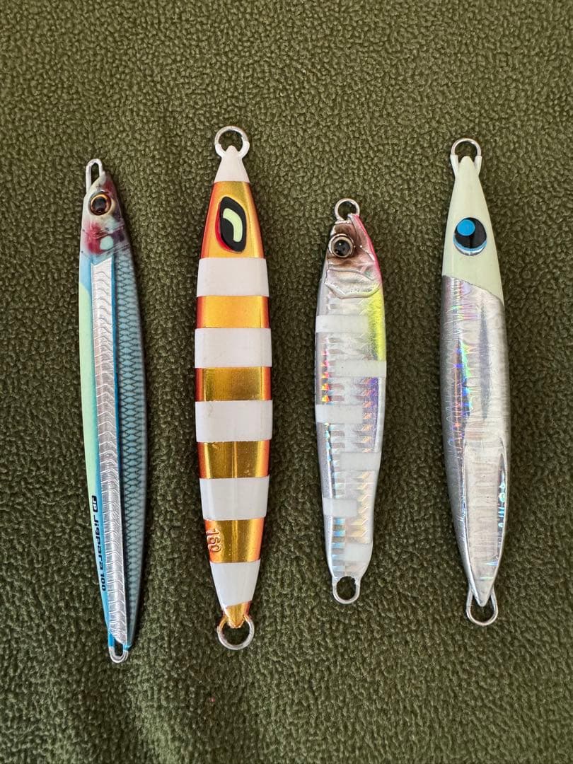 オフショアジギング用ジグ4本セット！100g〜160gまで - メルカリ