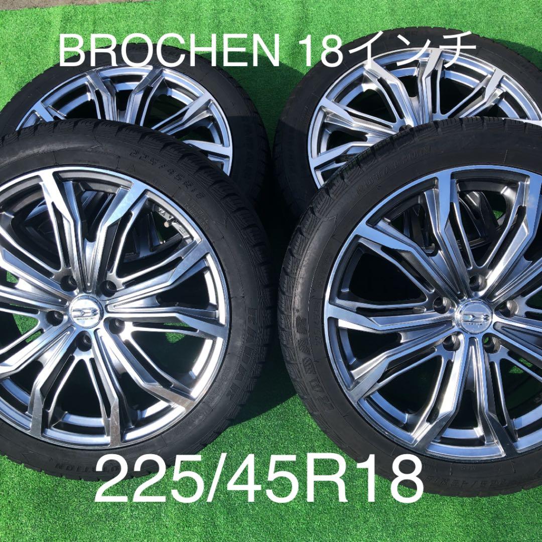 【について】 スタッドレスタイヤ ホイールセット 225/45R18 95T XL コンチネンタル ContiVikingContact6 4本セット wedsSport SA-10R 新品 ...