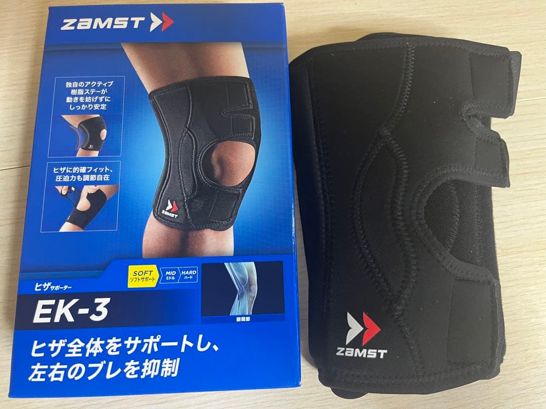 ZAMST EK-3 膝サポーター Lサイズ 黒 - メルカリ