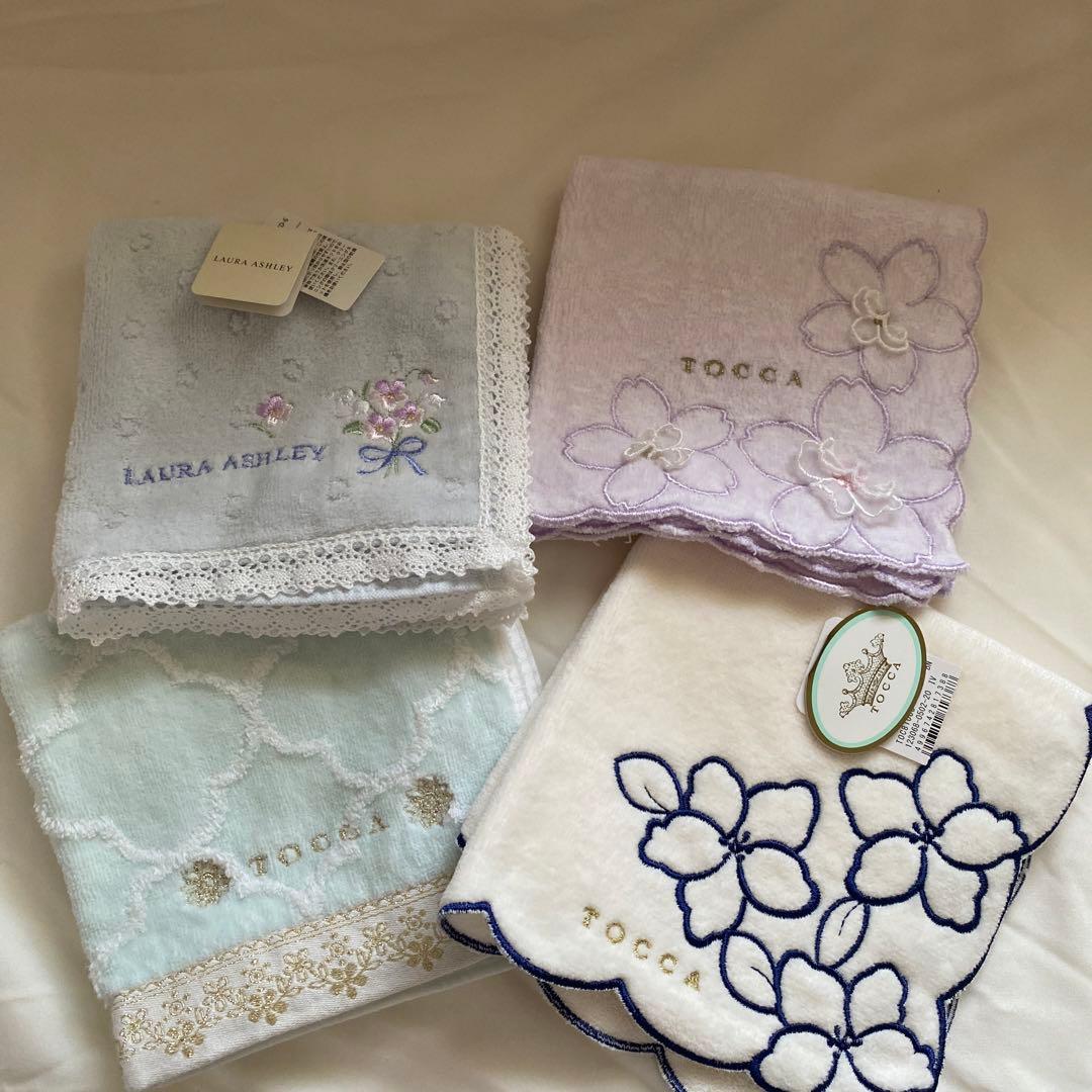 【新品未使用】TOCCA ローラアシュレイハンドタオルまとめ売り - メルカリ