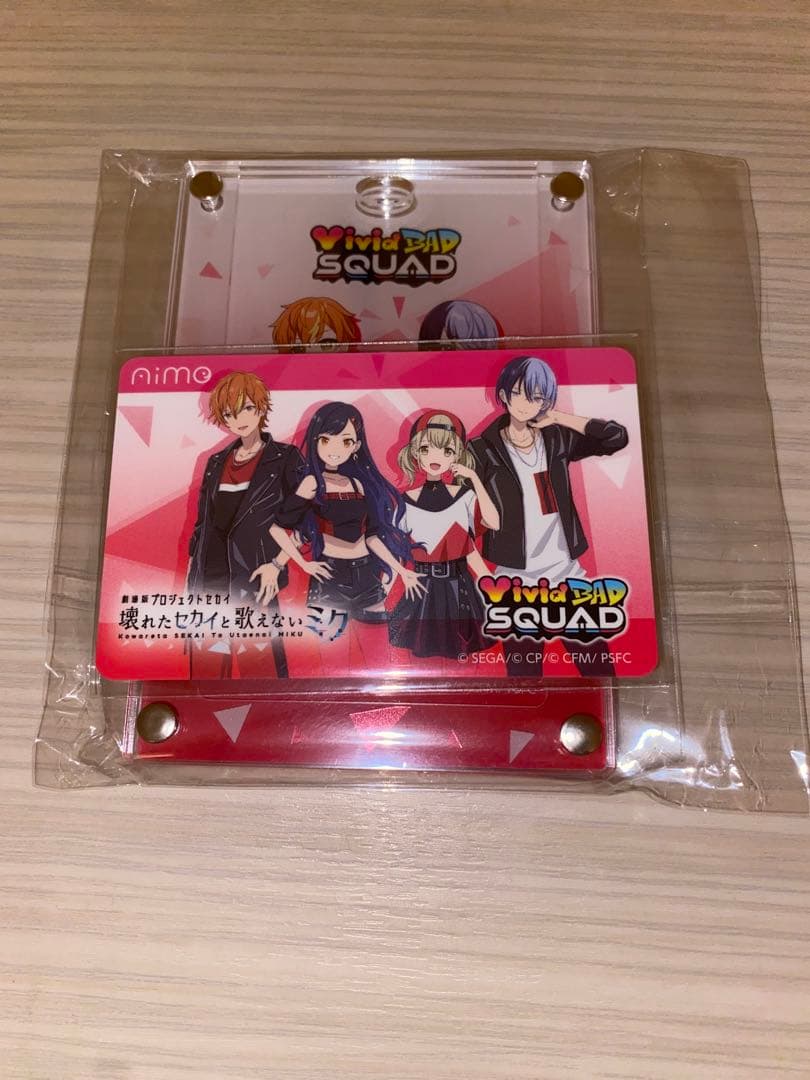 チュウニズム Vivid BAD SQUAD Aimeカード&アクリルパスケース - メルカリ