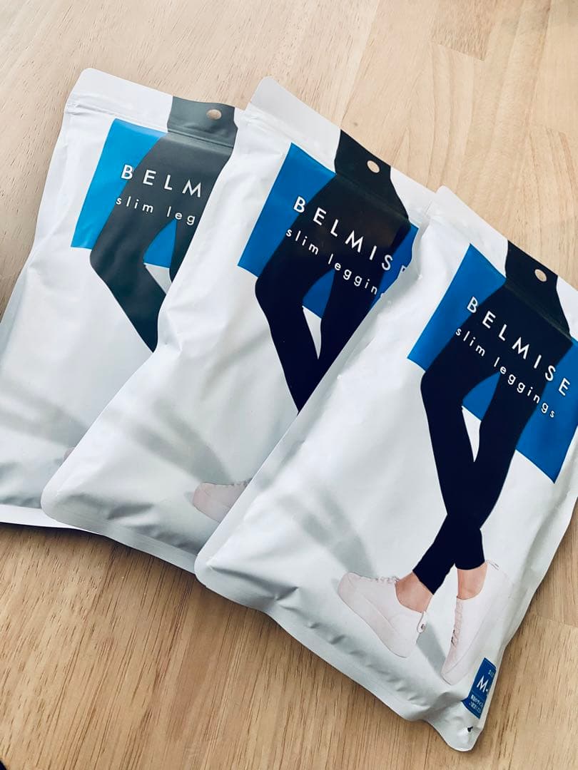 BELMISE slim leggings(M-L)3点 - メルカリ