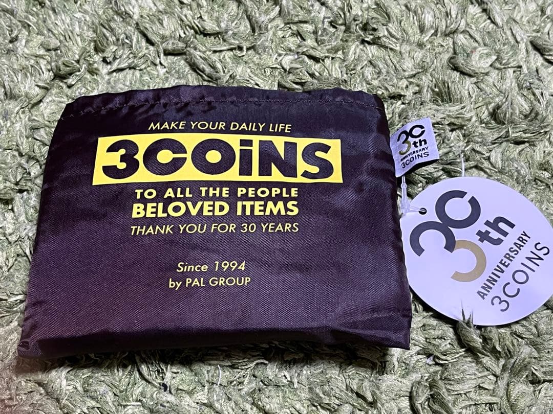 3COINS 30周年記念 エコバッグ L - メルカリ