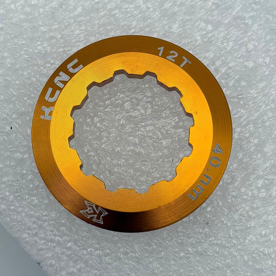 ケーシーエヌシー(KCNC)スプロケット ロックリング シマノ 12T ゴールド - メルカリ