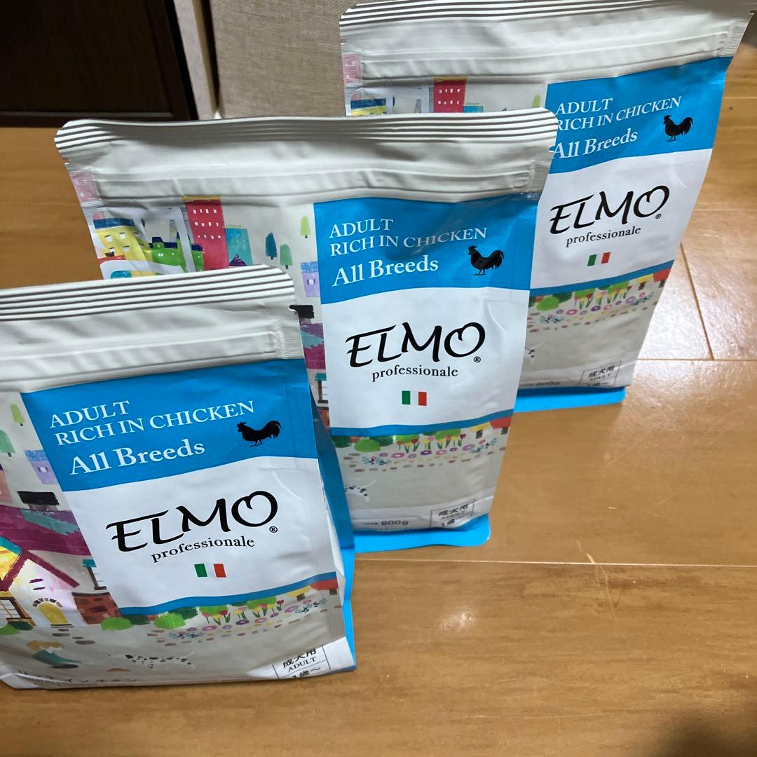 ELMO ドッグフード 成犬用 鶏肉 800g×3 - メルカリ