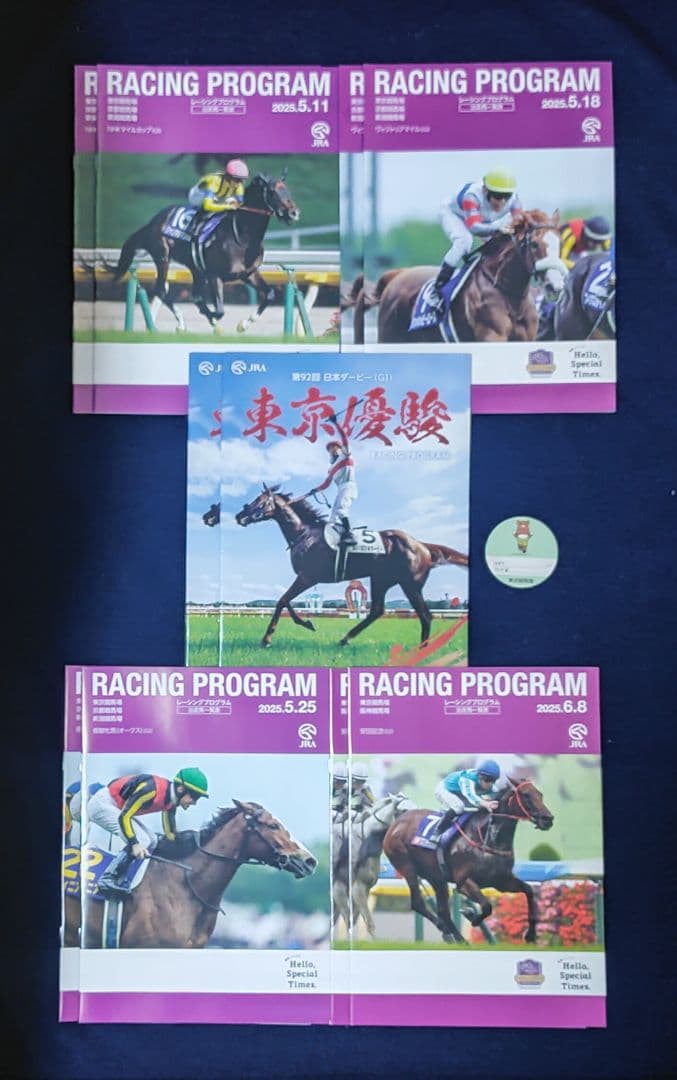JRA 5.11〜6.8 東京競馬場 G1 レーシングプログラム 10冊 - メルカリ