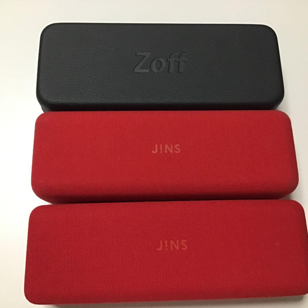 Zoff JINS メガネケースセット - メルカリ