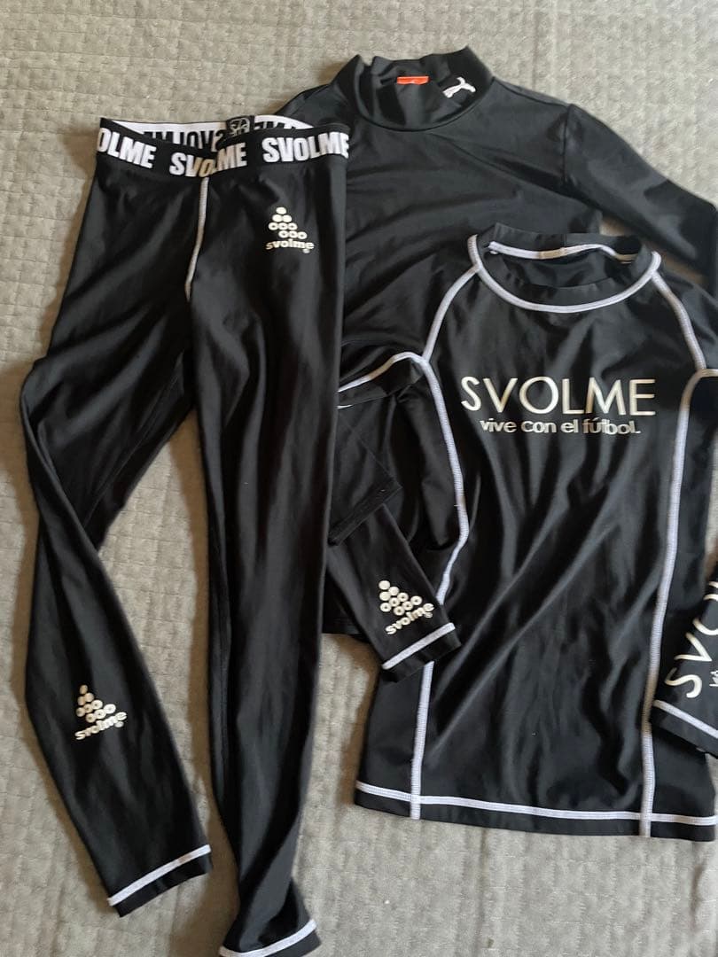 svolme インナー 上下 PUMA 140 3枚セット - メルカリ