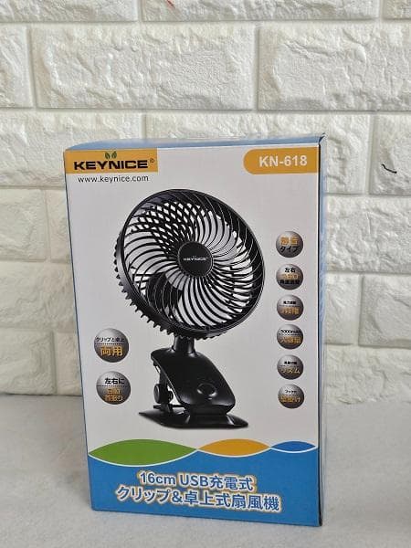 Y【中古品】KEYNICE KN-618 USB卓上扇風機 16cm - メルカリ