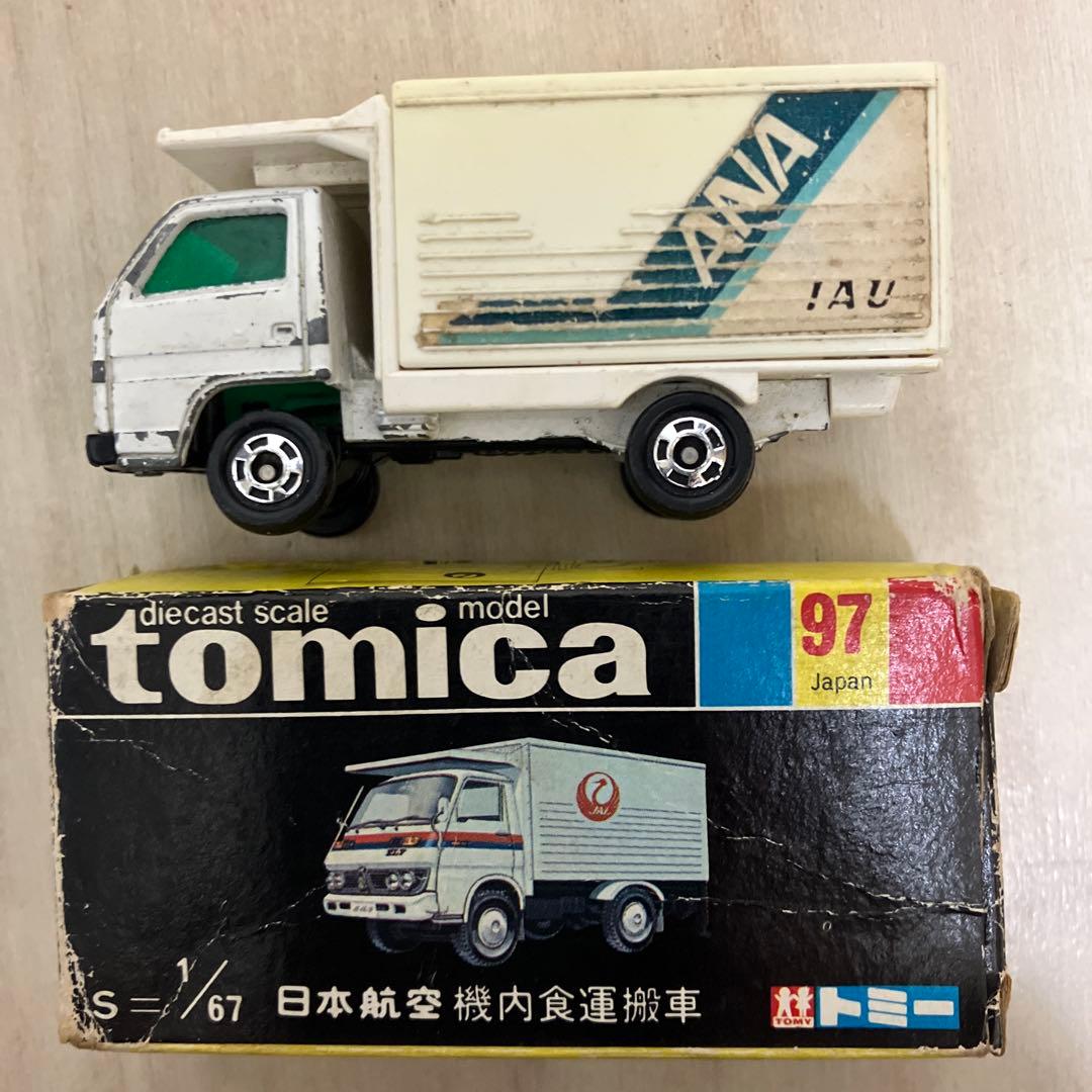 トミカ 黒箱 No97 機内食運搬車 日本製 - メルカリ