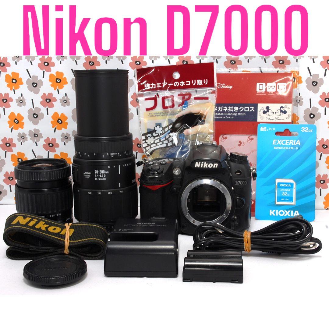 スマホ転送OK Nikon D7000 ダブルレンズセット ️高画質 ️高性能 - メルカリ
