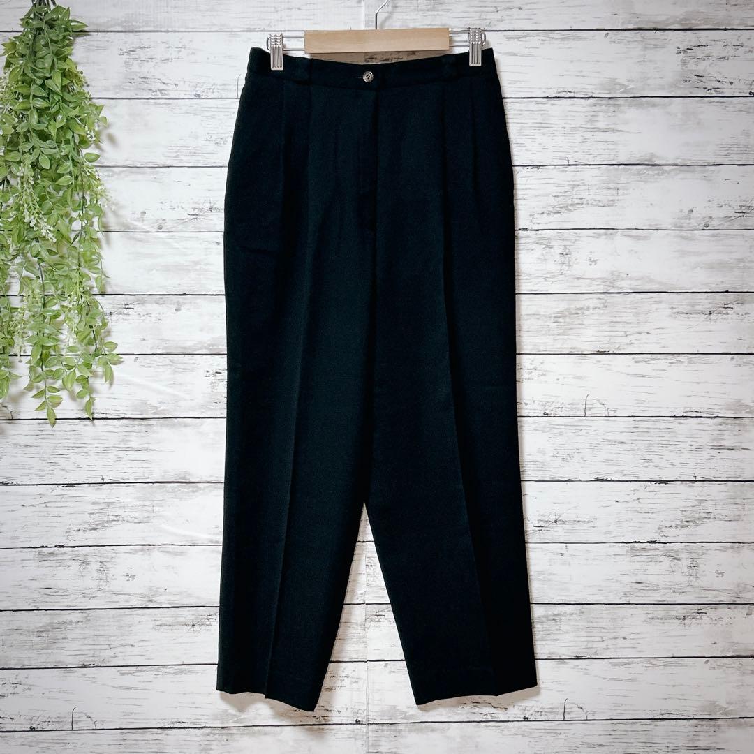 A788★VINVERT バンベール カジュアルパンツ ブラック ウール100％ - メルカリ