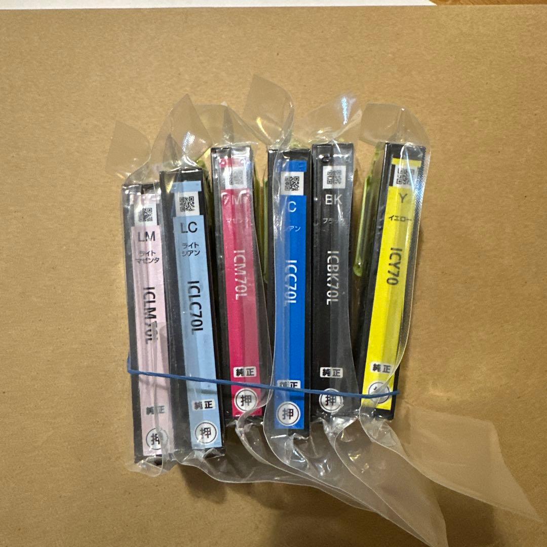 エプソン純正インク IC6CL 70L相当 6色セット - メルカリ