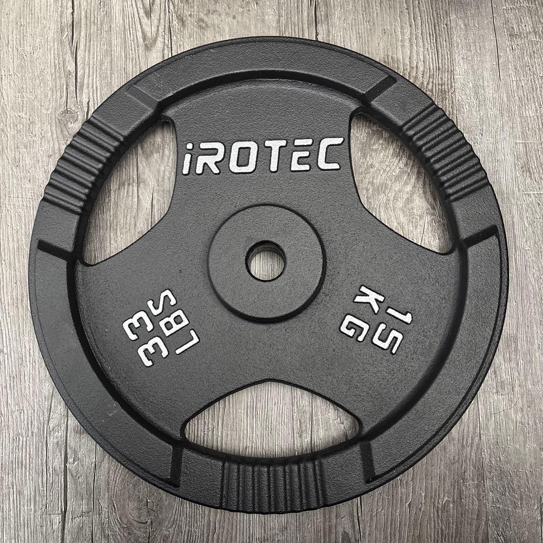 iROTEC 15kg ダンベルプレート - メルカリ