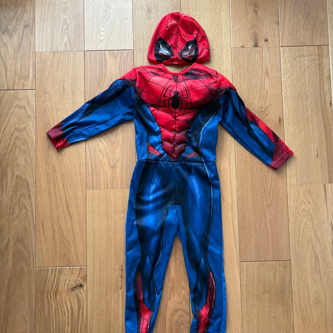 h&m キッズ スパイダーマン コスチューム 3-4y - メルカリ