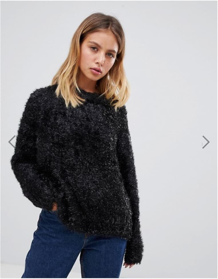 ASOS エイソス購入 もこもこ ニット 黒 XS☆☆美品 - メルカリ