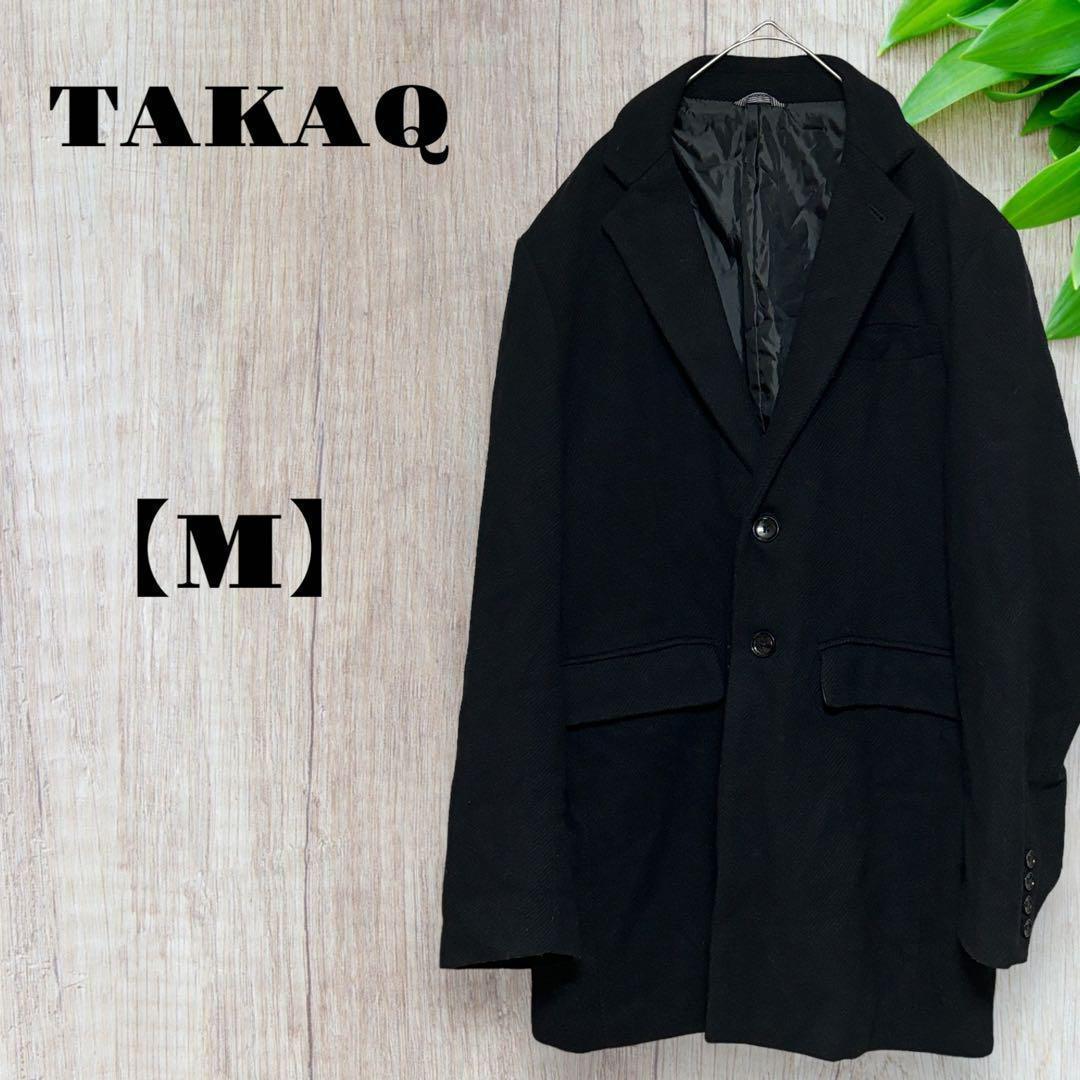 ★TAKAQ★MEN'S ピーコート ブラック 黒 送料無料 即配送 - メルカリ