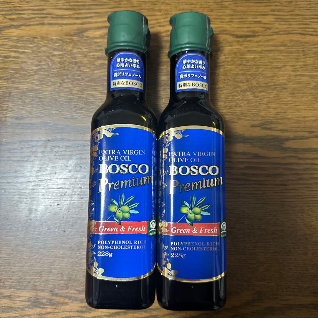 BOSCO エキストラバージンオリーブオイル プレミアム 228g 2本セット - メルカリ