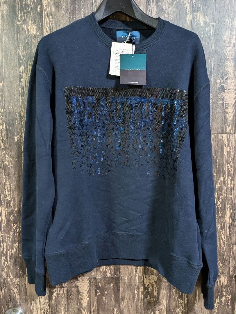 doublet ダブレット 15AW スパンコール スウェット トレーナー - メルカリ