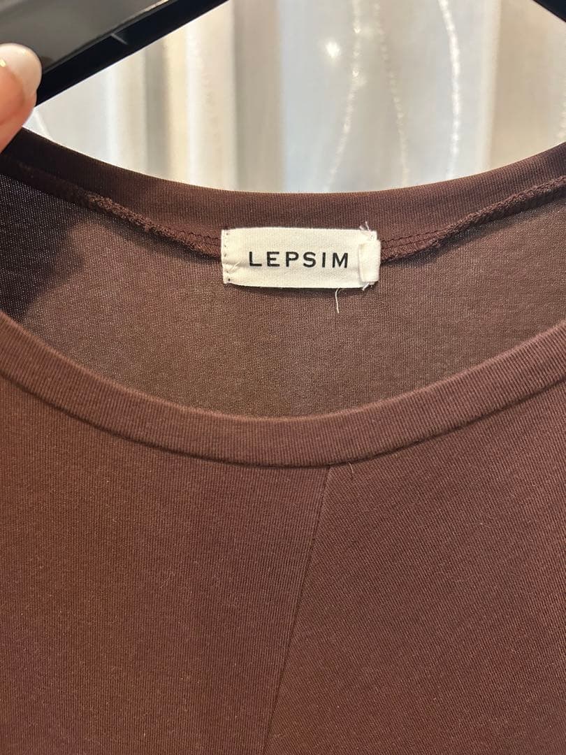 LEPSIM ブラウン ワンピース - メルカリ