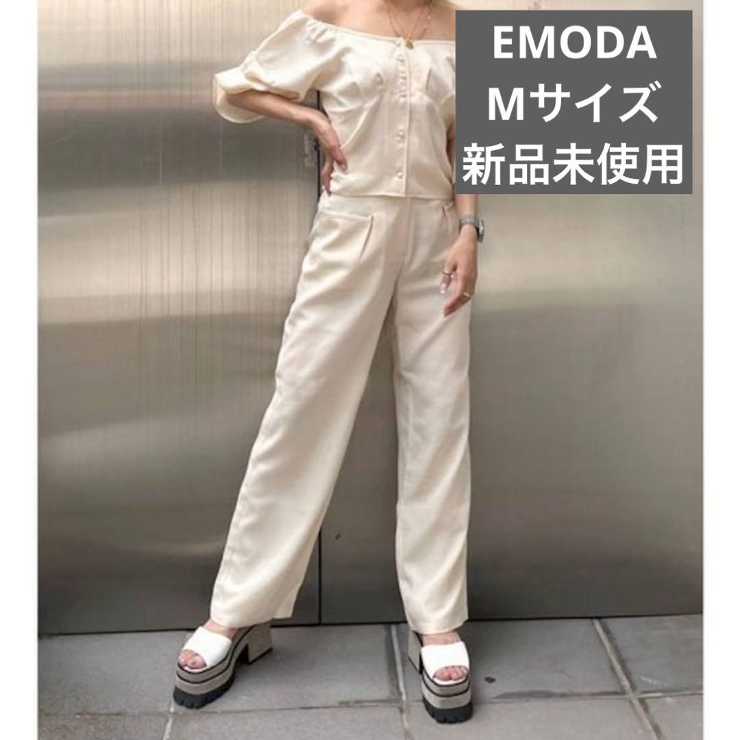 【新品未使用タグ付き】EMODA サイドポケットワイドパンツ Mサイズ - メルカリ