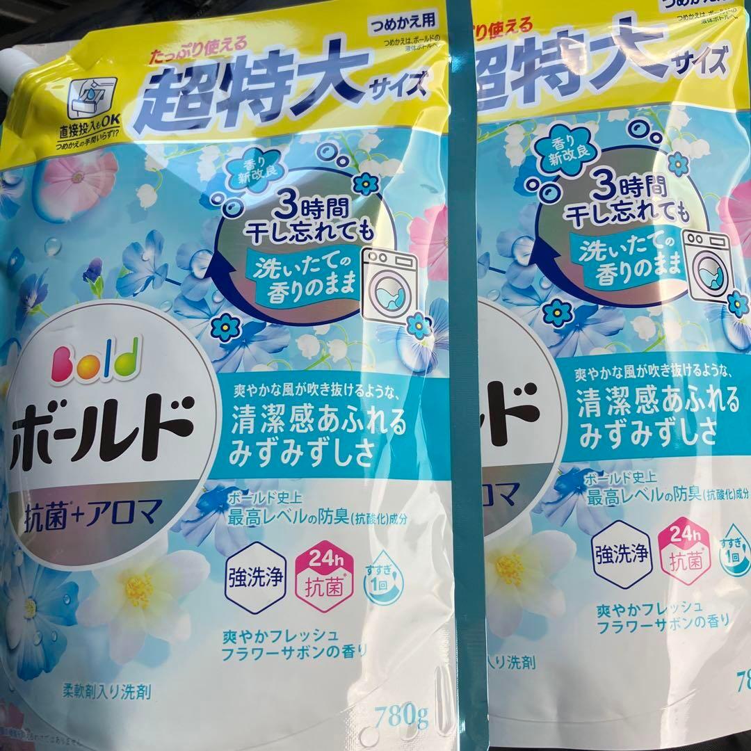P&G ボールドフレッシュフラワーサボン超特大ツメカエ用780g X2個パック - メルカリ