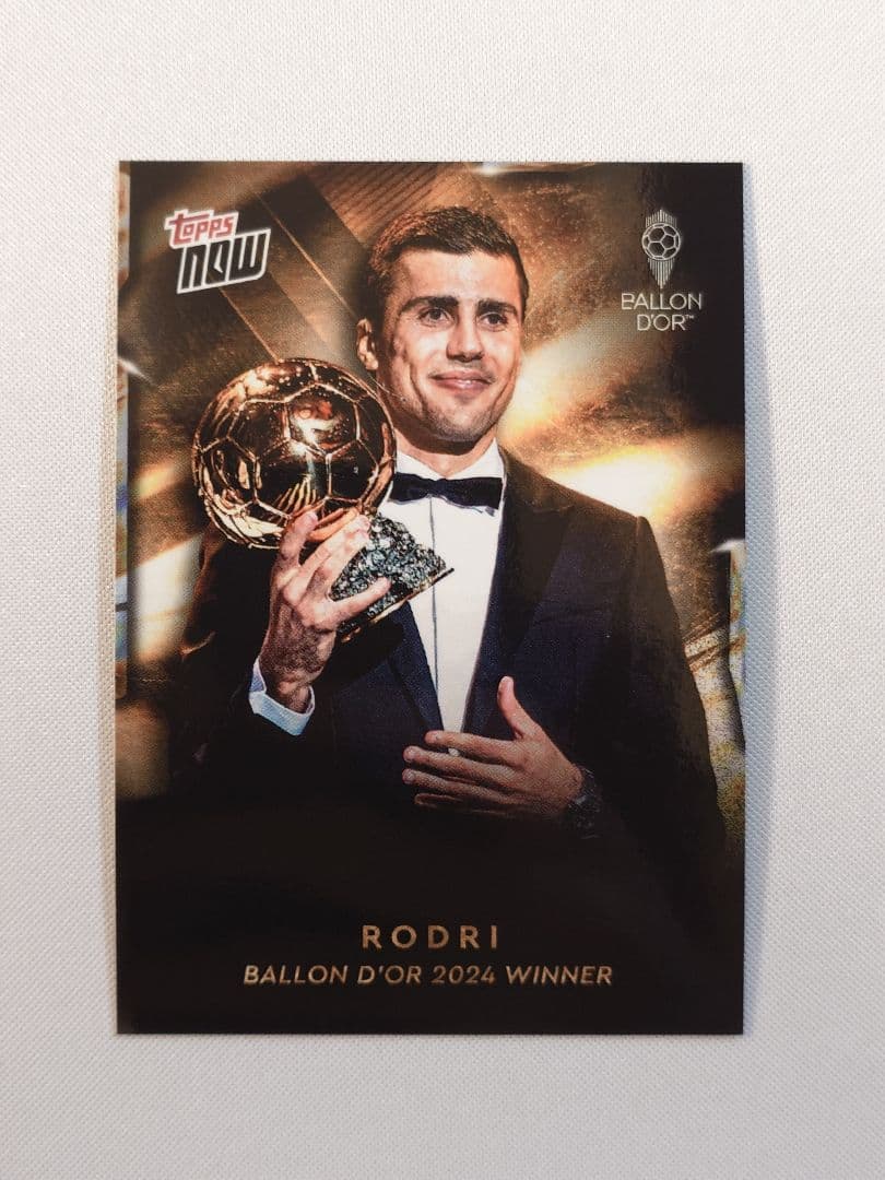 topps now ロドリ Rodri バロンドール スペイン代表 トップスナウ - メルカリ