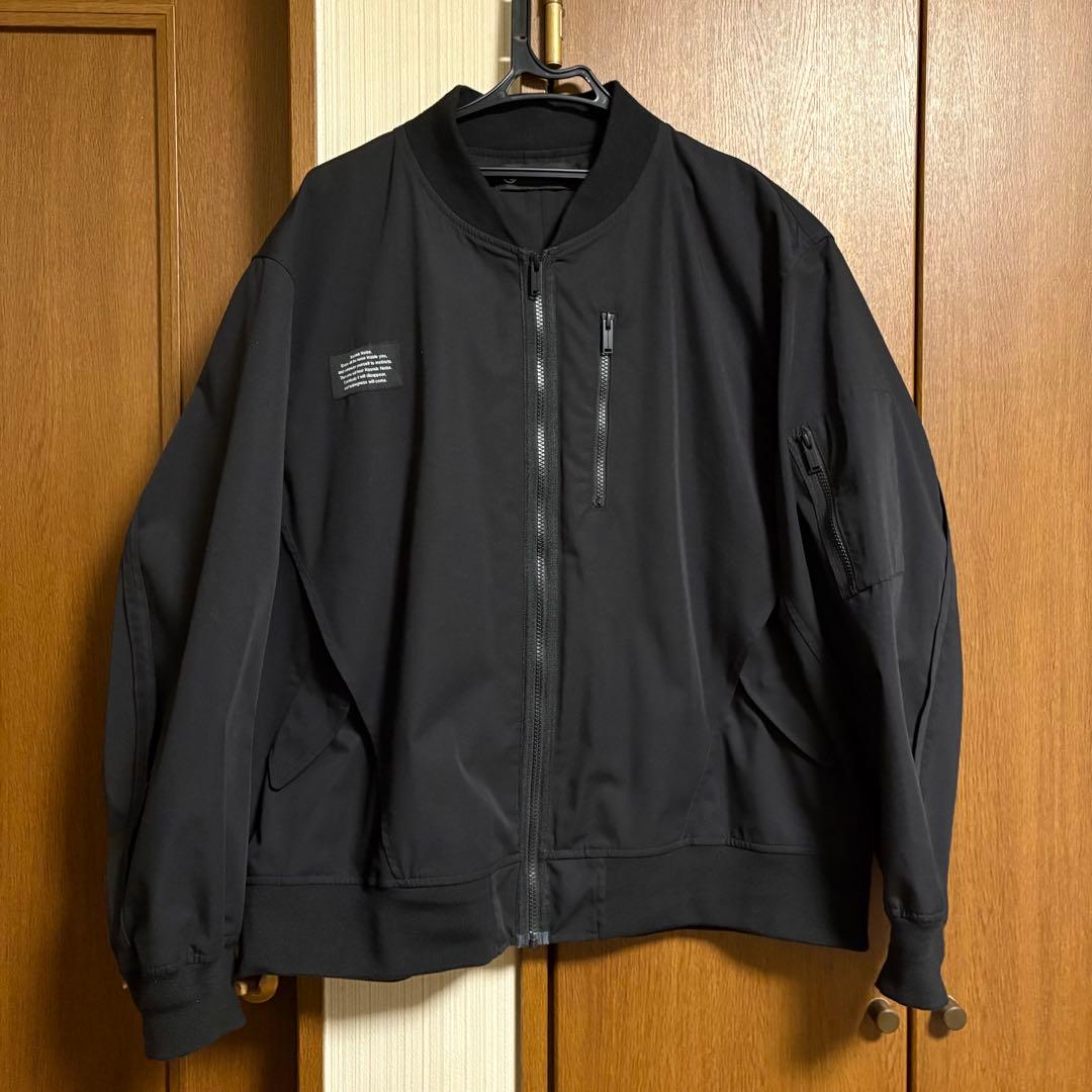 3XL GU × UNDERCOVER リブブルゾン ブラック - メルカリ