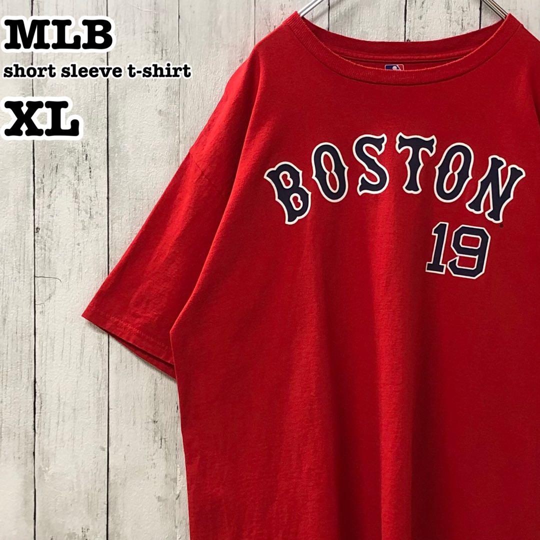 MLB US古着 ボストン・レッドソックス 両面プリント 半袖Tシャツ XL - メルカリ