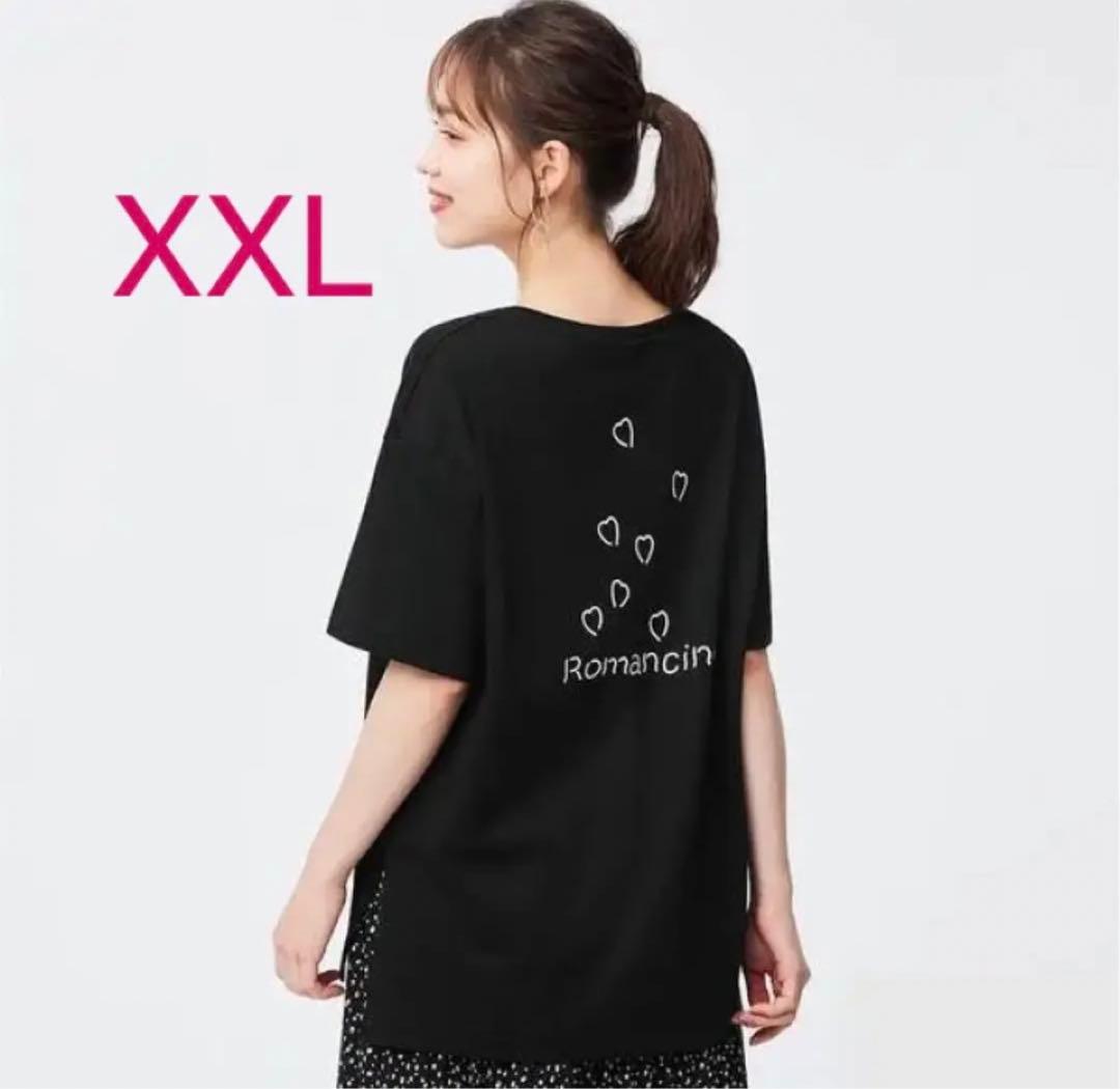 グラフィックオーバーサイズT 5分袖 GU XXL - メルカリ