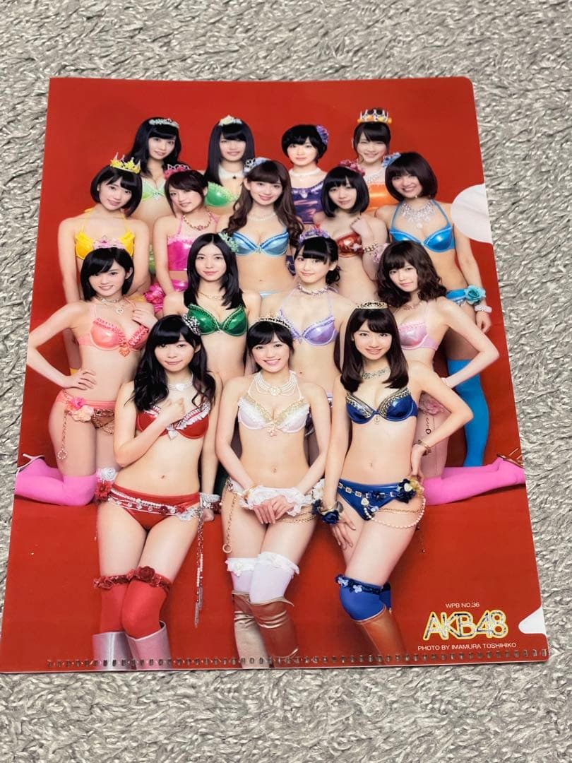 AKB48 A5サイズクリアファイル - メルカリ