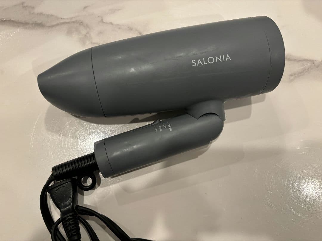 SALONIA ヘアドライヤー グレー - メルカリ