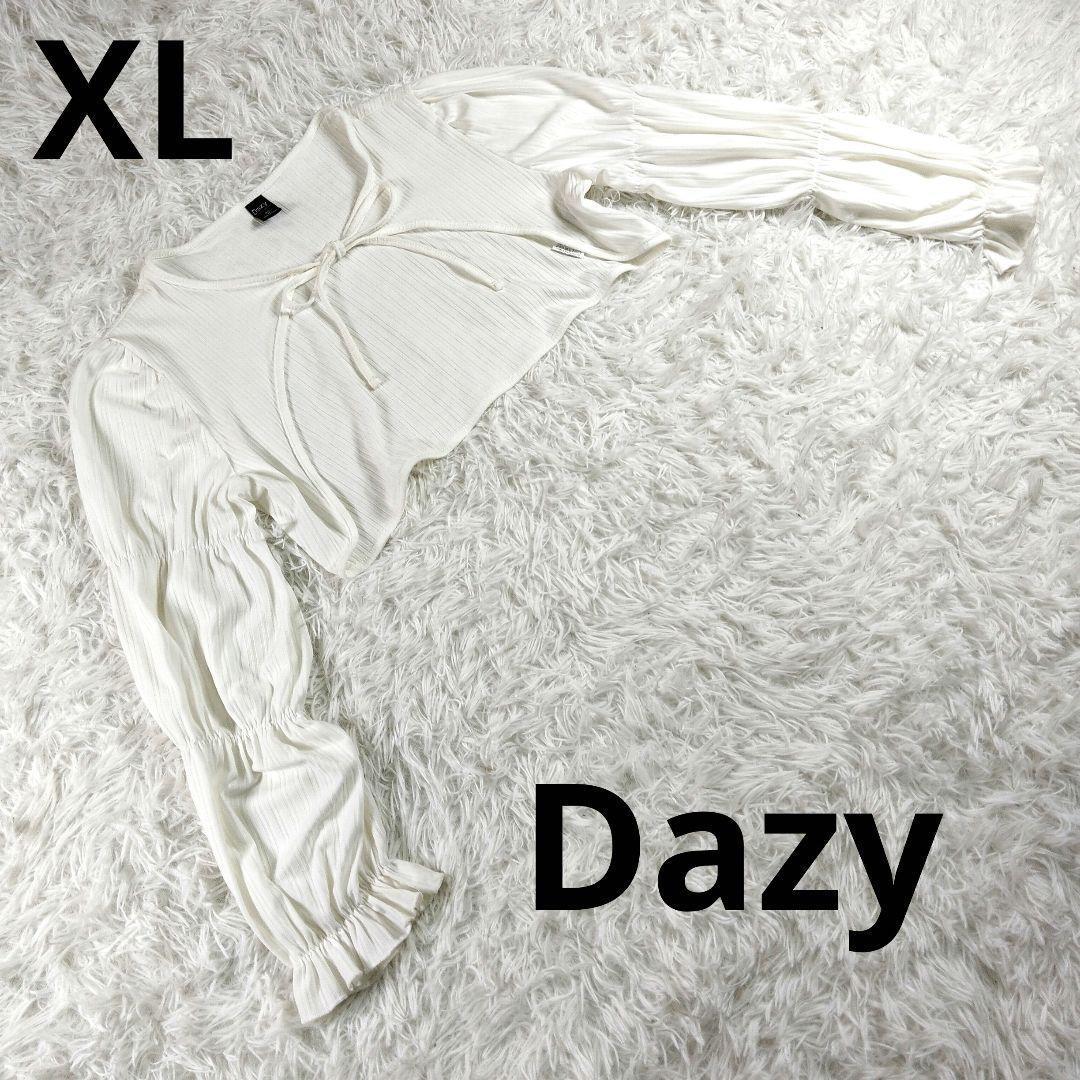 『Dazy』ボレロ ホワイト 白 XL レディース カットソー - メルカリ