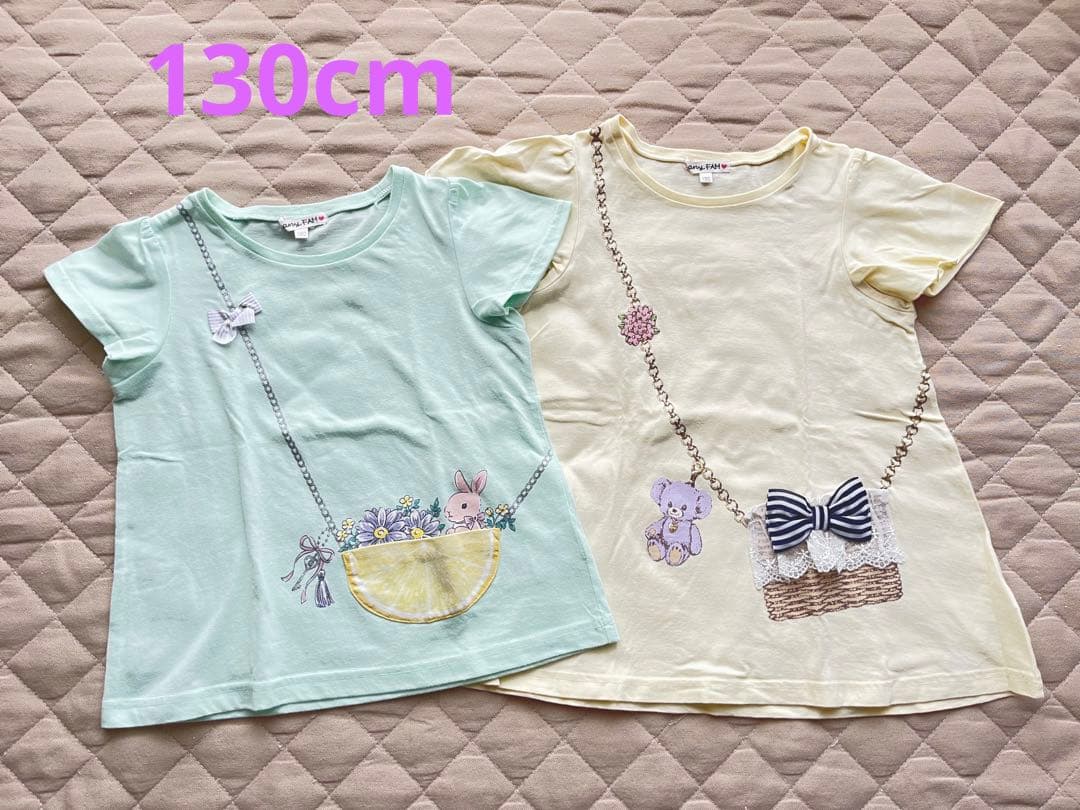any FAM 女児Tシャツセット 130cm - メルカリ