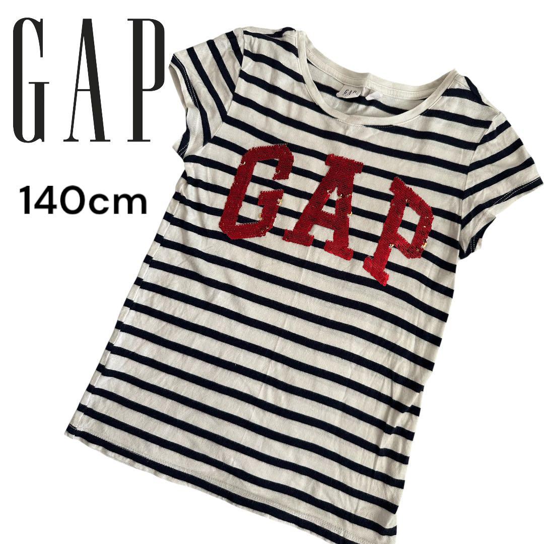 GAP ギャップ スパンコール Tシャツ 140cm - メルカリ