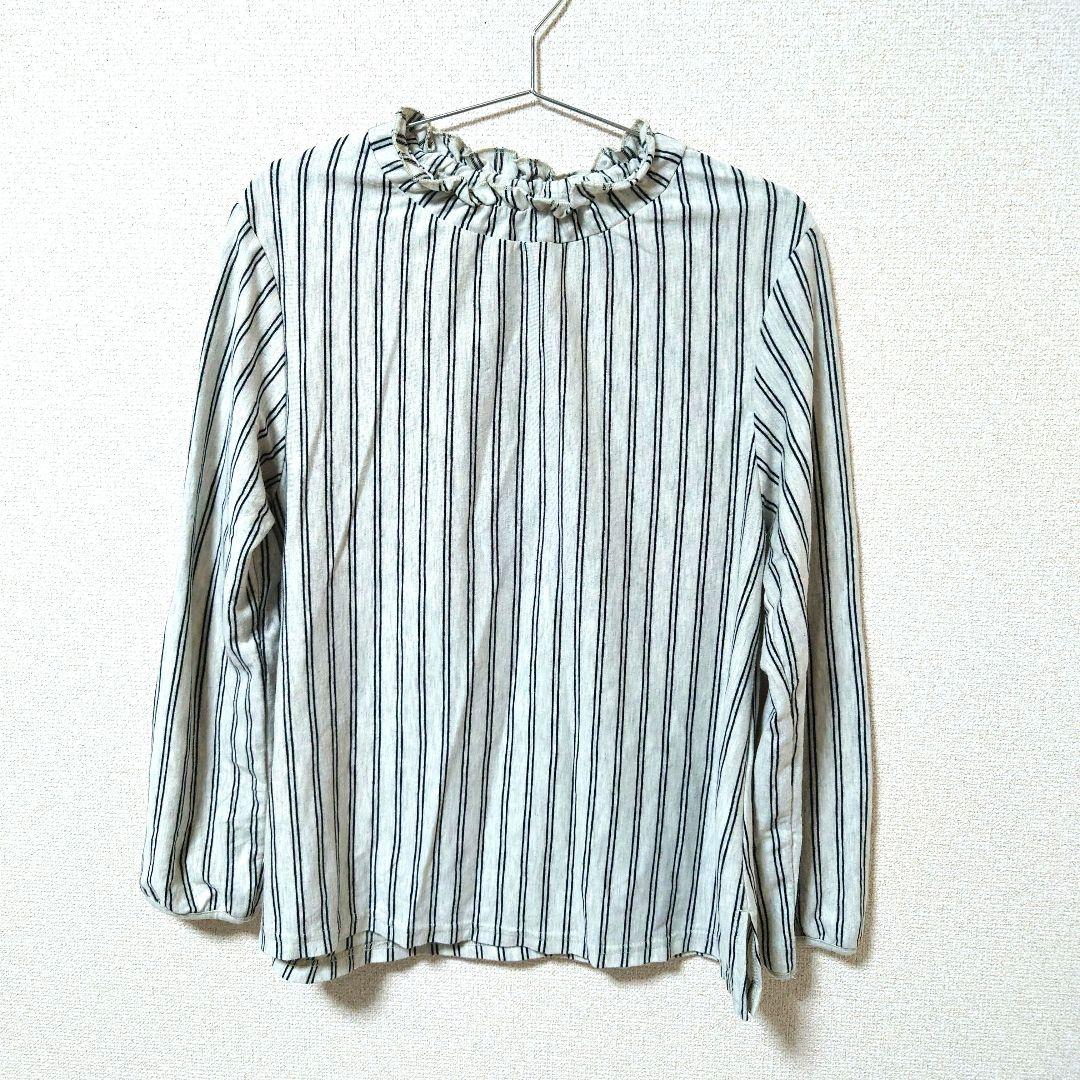 INNOCE 長袖トップス ゆったり 大きめサイズ 着痩せ フリル 可愛い - メルカリ