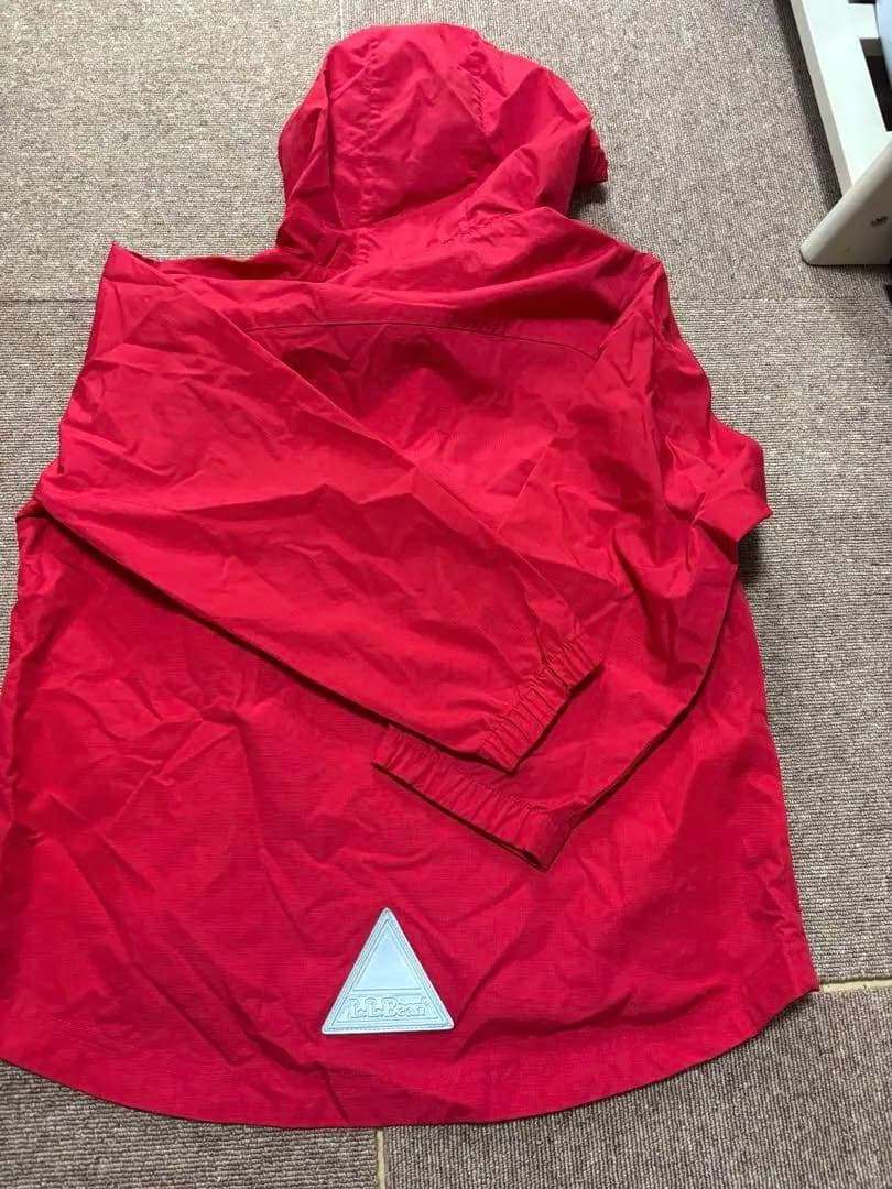 L.L.Bean フード付きレッドジャケット MED/10-12 150センチ - メルカリ
