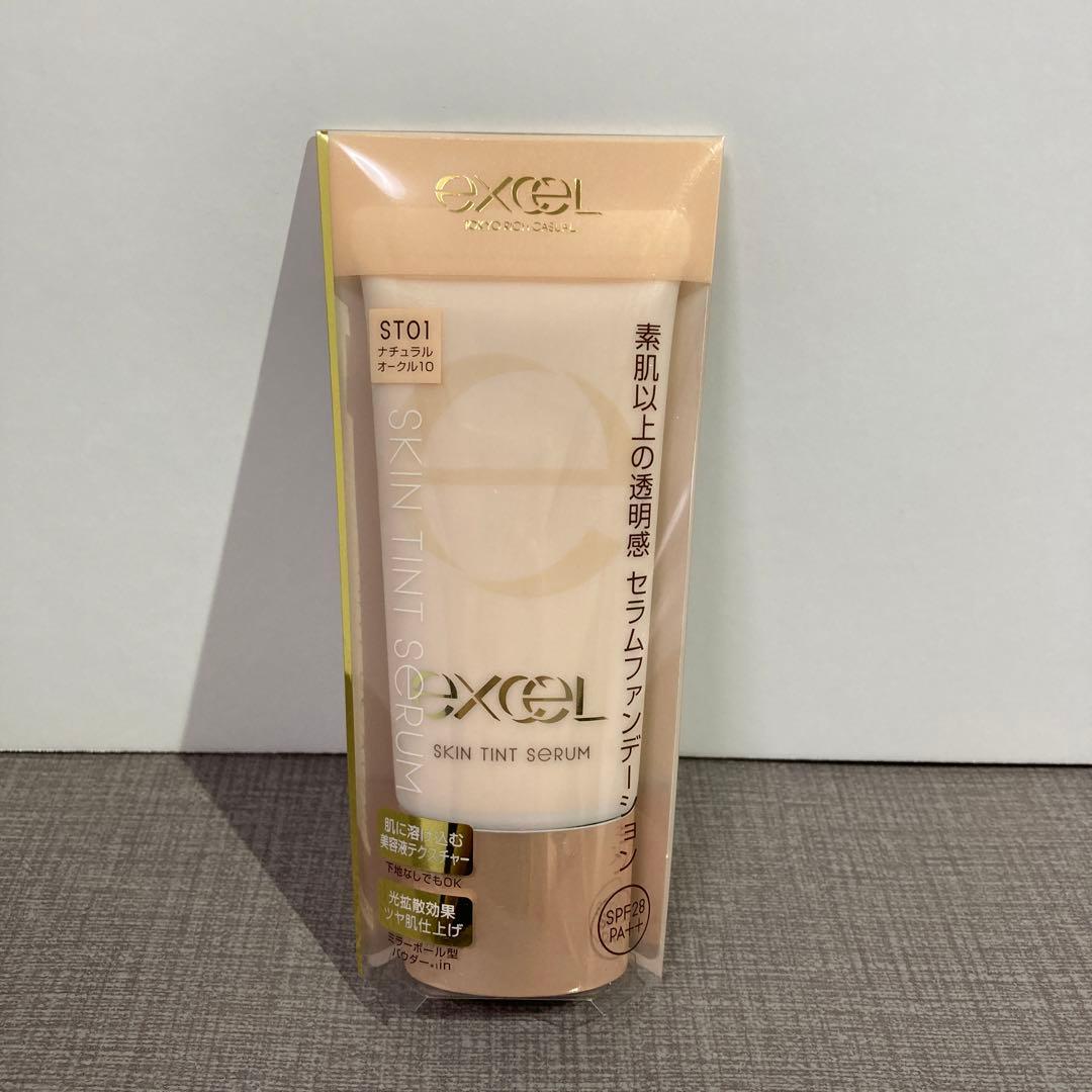 エクセル スキンティント セラム ST01 ナチュラルオークル10 35g by メルカリ