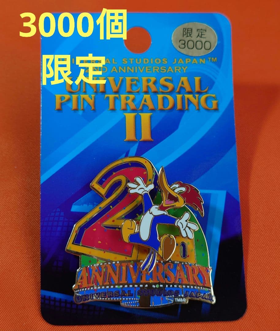 USJ ピンバッジ ウッディ ウッドペッカー 2周年 3000個限定 by メルカリ