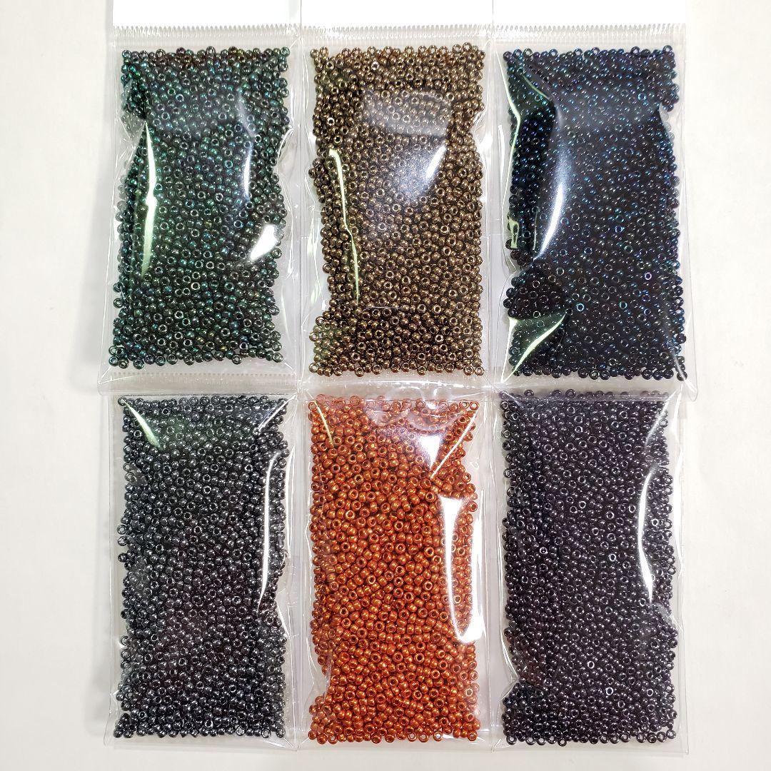 丸小ビーズ 6色セット(1) 20g×6色=120g トーホーTOHO ヒロシマ - メルカリ