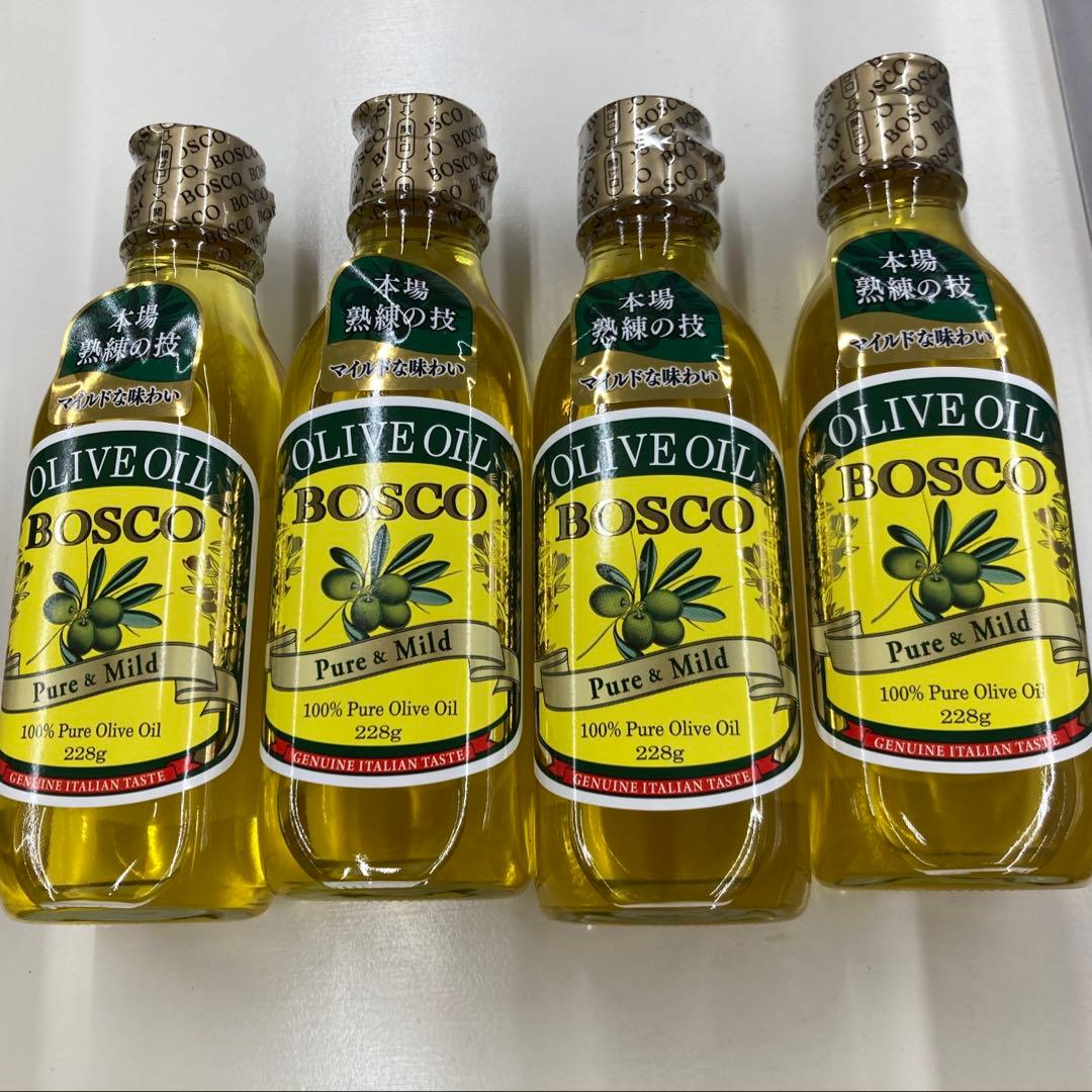 ボスコ オリーブオイル BOSCO 228g 4本 - メルカリ