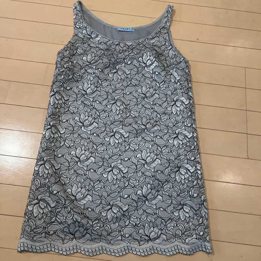 ADORE 総レースワンピース 36 ワンピース