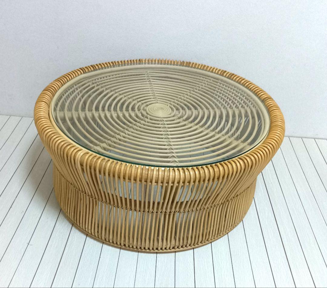 KANADEMONO ラタンローテーブル - メルカリ